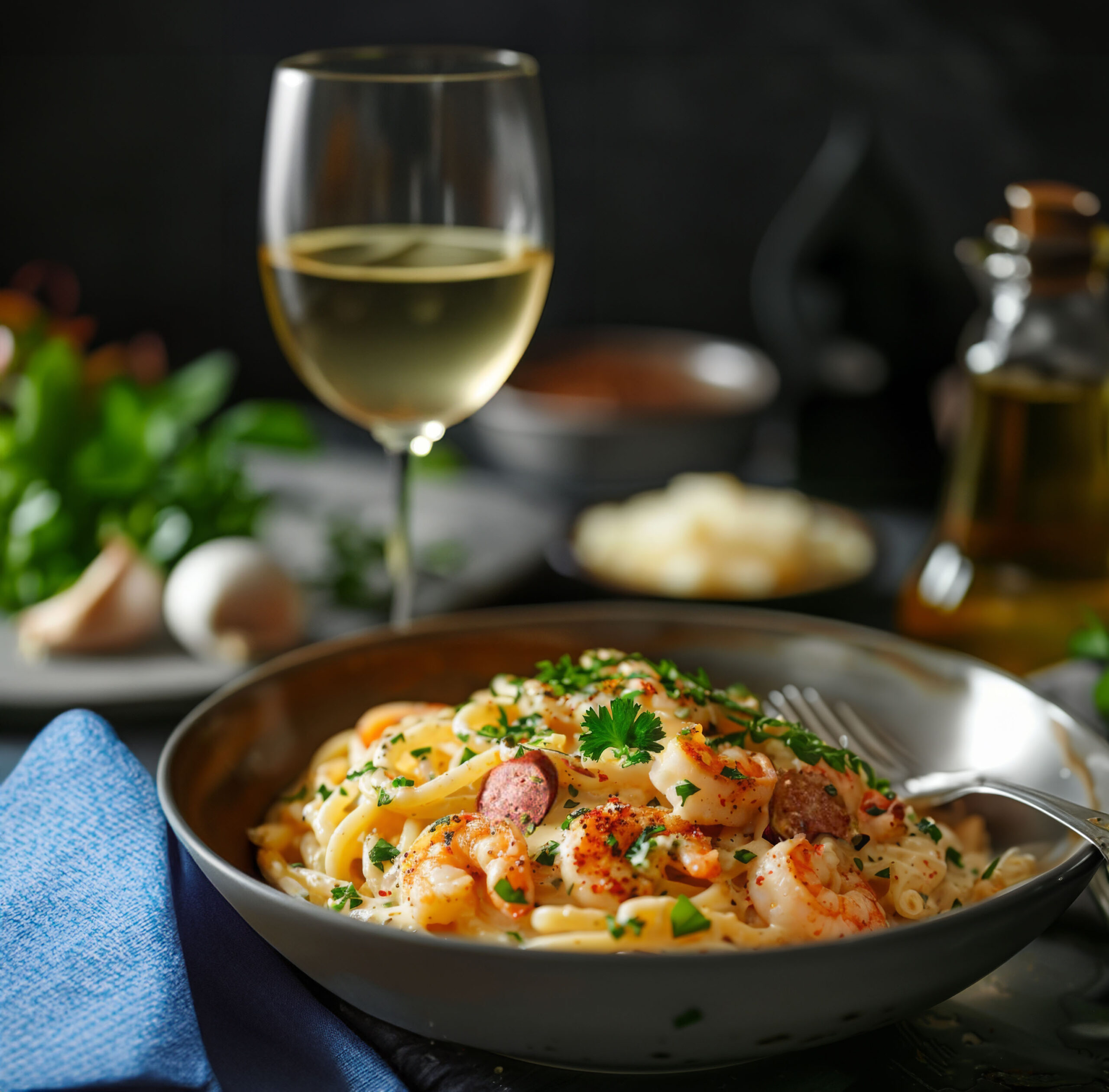 Cajun Fettuccine Alfredo - Capital Engineering